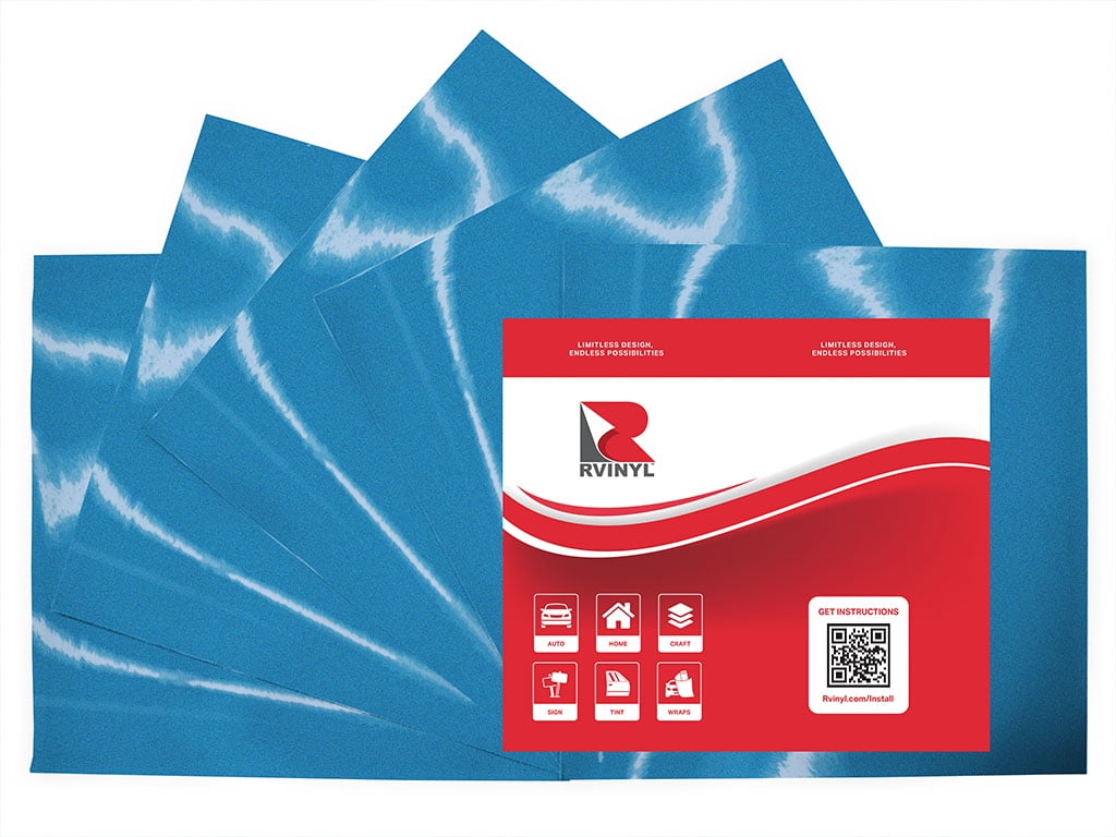 3M Graphic Film Vinyl 680 Wrap 5 Sheets Light Blue Reflective 76 - 12 x ...