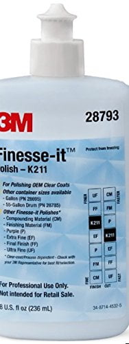 3M - 7100105534 - 3M Finesse-it Polish - K211 28793 8 oz (1EA) - Walmart.com