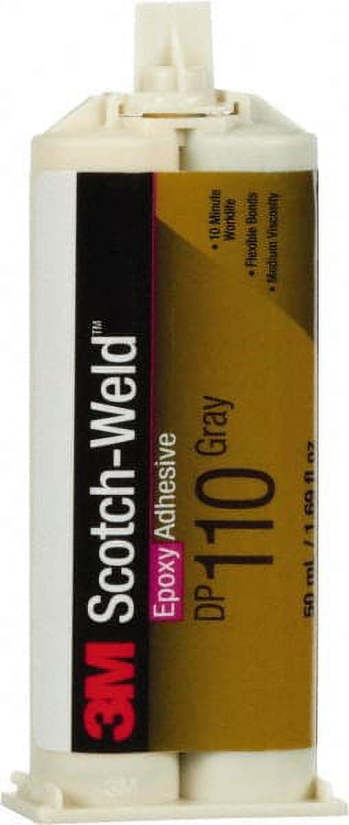 3M Scotch-Weld Epoxy Adhesive DP110, Gray, 48.5 mL Duo-Pak - Walmart.com