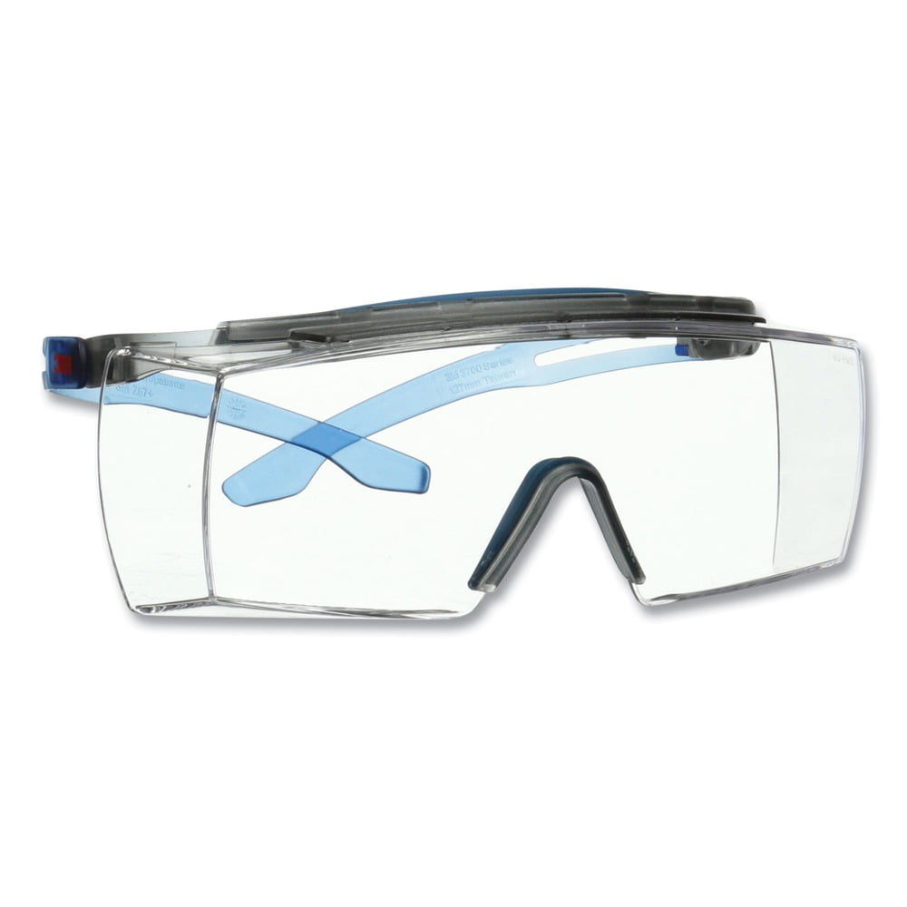 3M 7100203198 SecureFit 3700 OTG Series Protective Eyewear - Blue ...