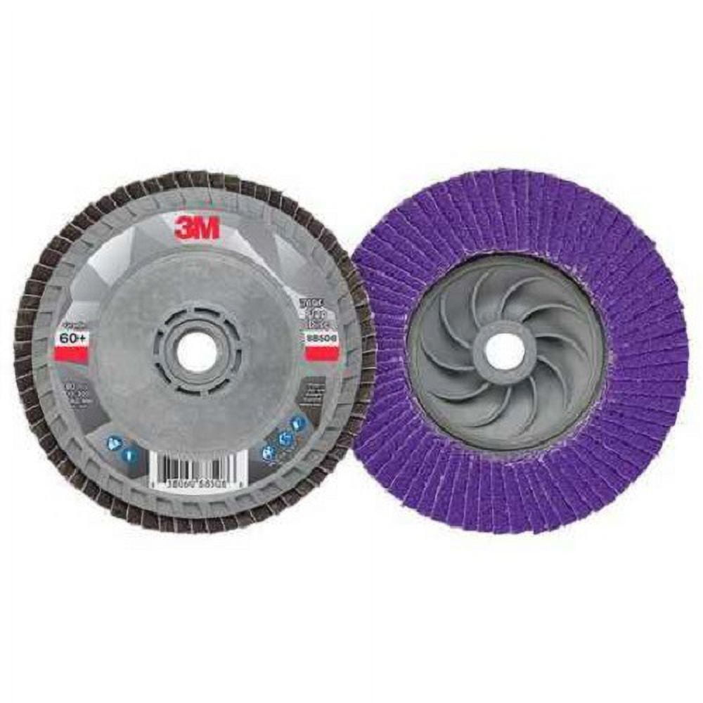 3M - 7100243877 - 3M Flap Disc 769F 60plus Quick Change T27 4-1/2 in x ...