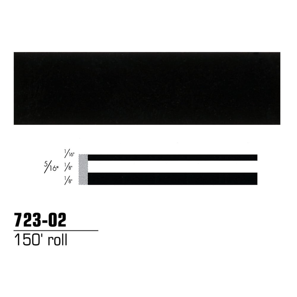 3M 72302 Scotchcal Striping Tape, Black, 5/16 in. x 150 ft. - Walmart.com