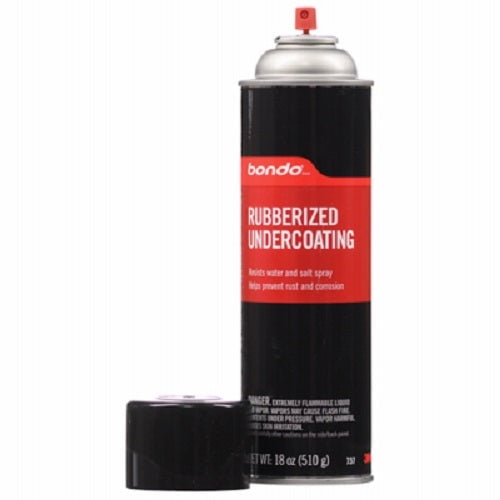 3M 737 18 oz Aerosol Can Of Black Bondo Rubberized Undercoating - Quantity of 4 - Walmart.com