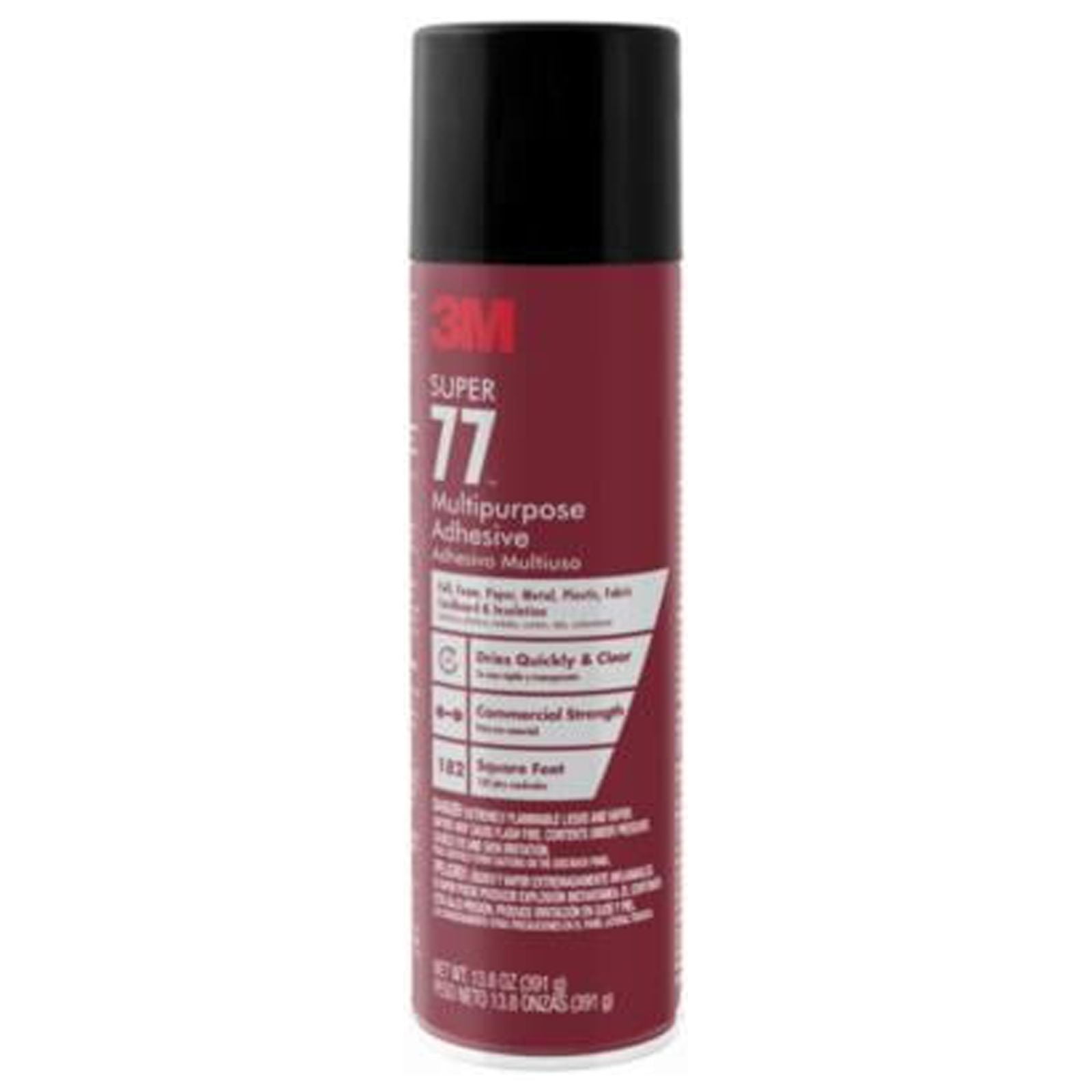 3M Super 77 Spray Adhesive, Fast Drying, Multi-Purpose, 13.8 oz - Pack of 12 - Walmart.com