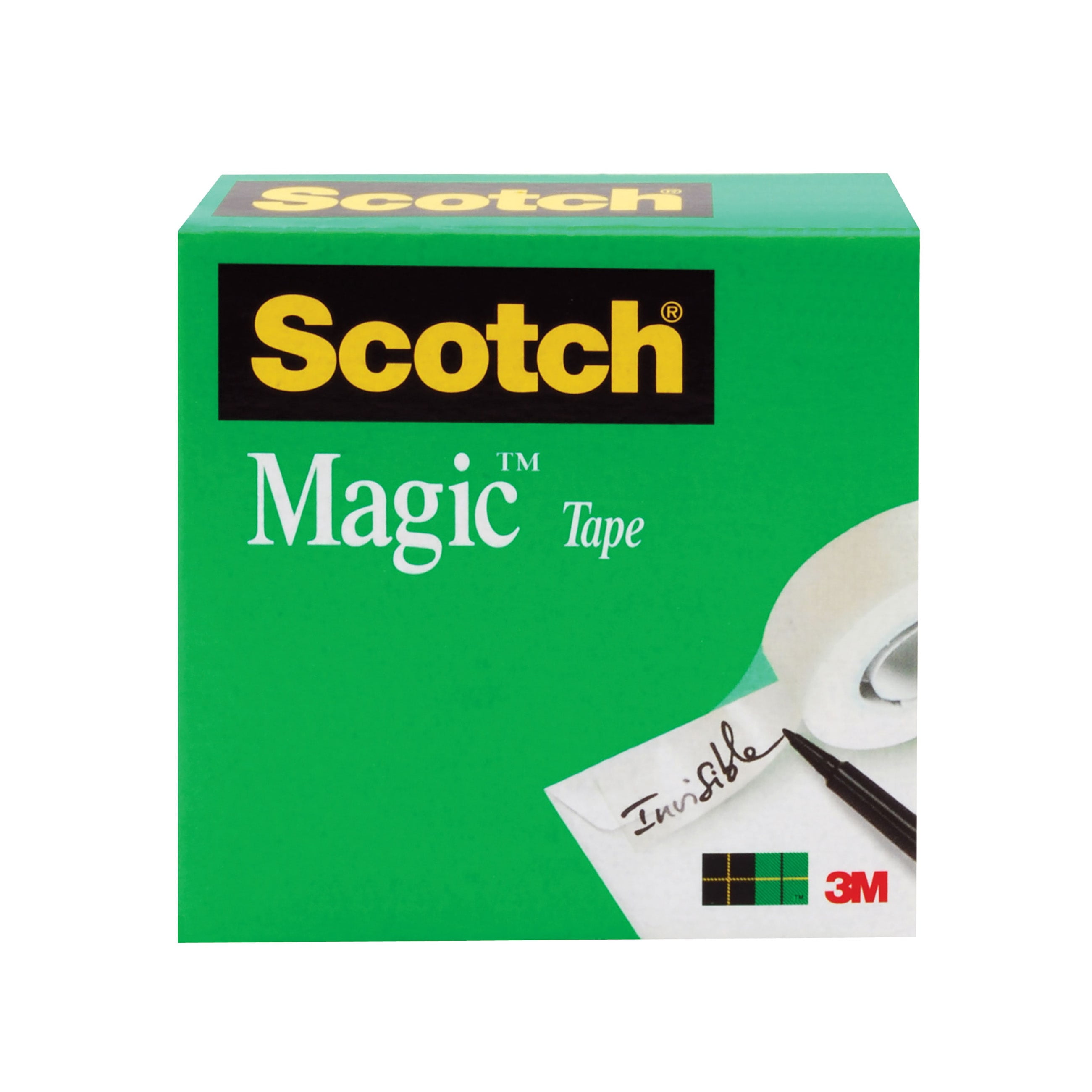 3M #810 Magic Tape, 1/2" x 36 yds. - Walmart.com