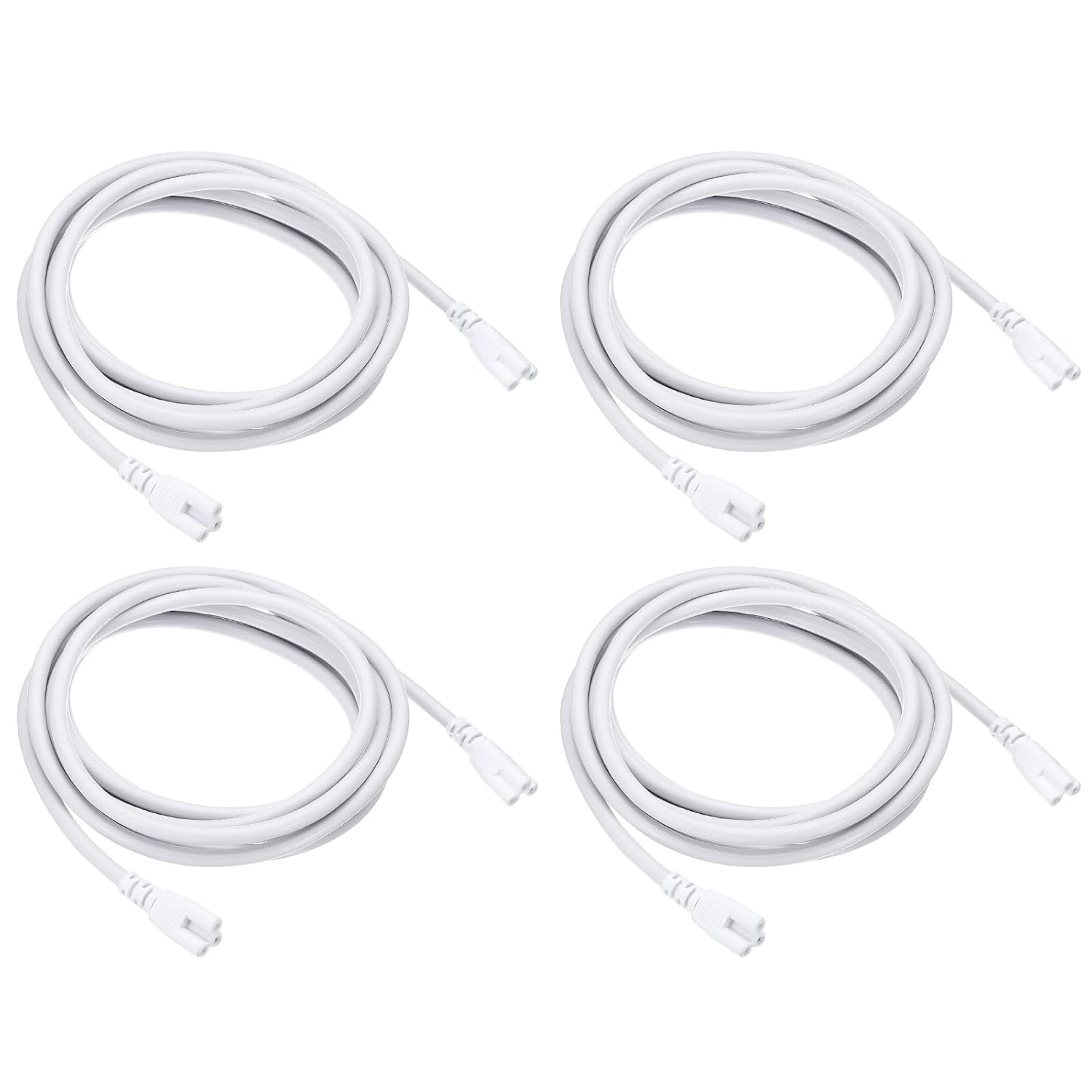 3M/9.8Ft T5 T8 LED Lamp Connecting Wire, 4 Pack LED Double End 3 Pin ...