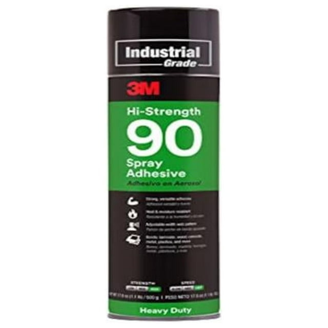 3M Hi-Strength 90 Spray Adhesive, 14.6 oz - Quantity 12, Versatile Fast ...