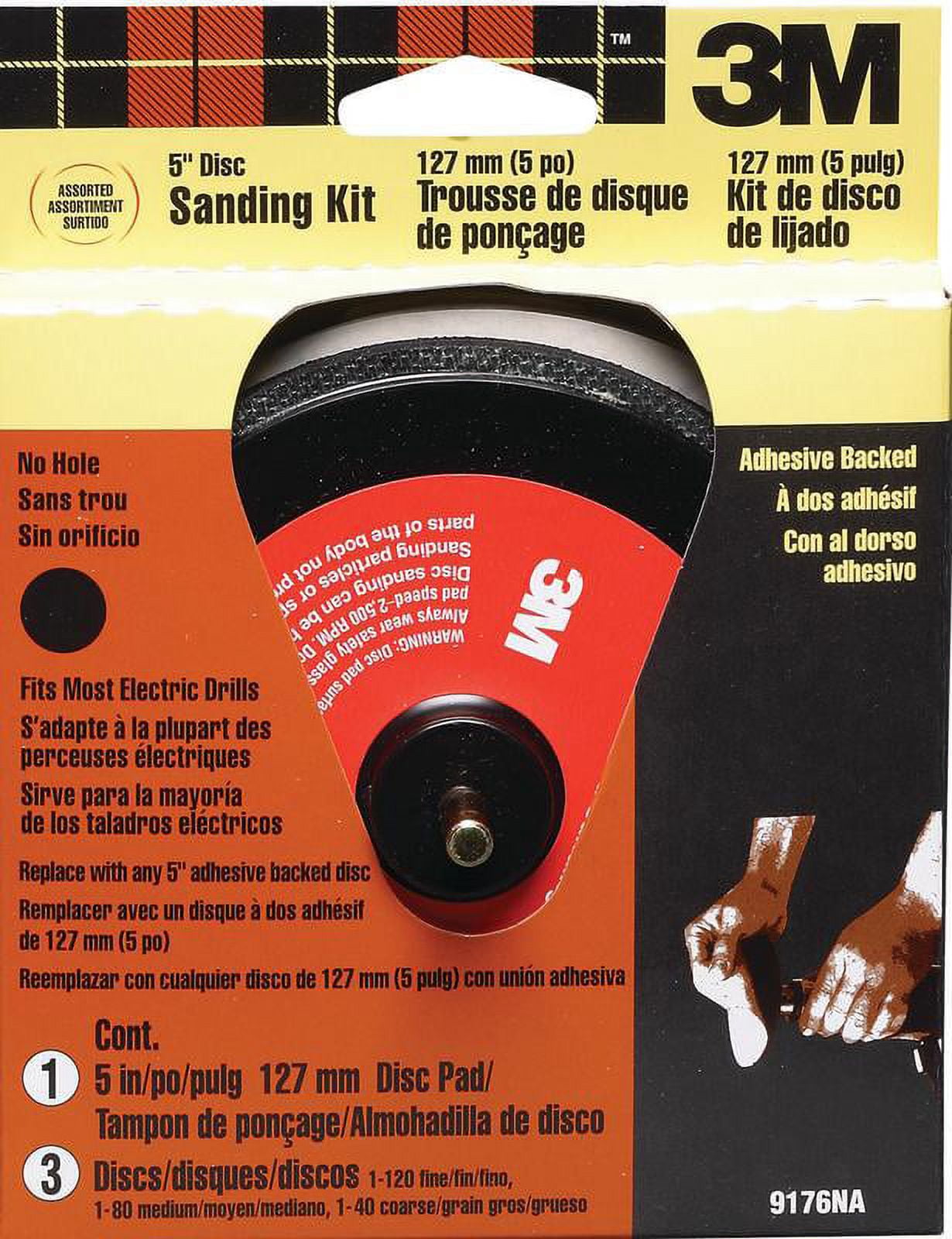3M 9176NA 5" 3M Stikit Sanding Kit - Walmart.com