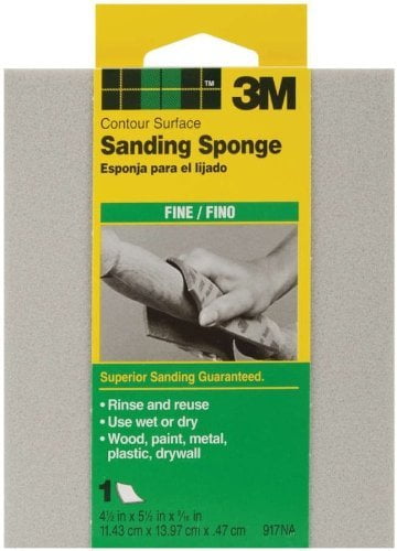 3M 917DC-NA Fine Contour Surface Sanding Sponges - Walmart.com