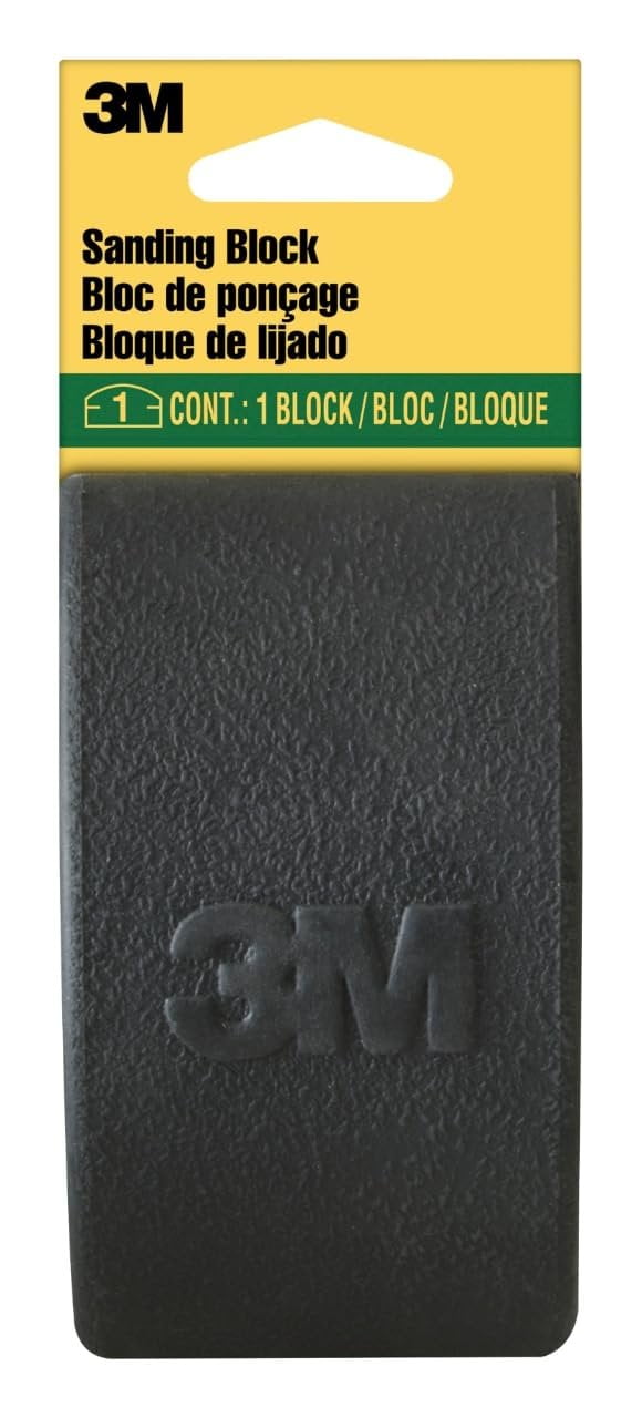 3M Hand Sander Rubber Sanding Block 9292NA-6-CC - Soft Rubber Block - 6 ...