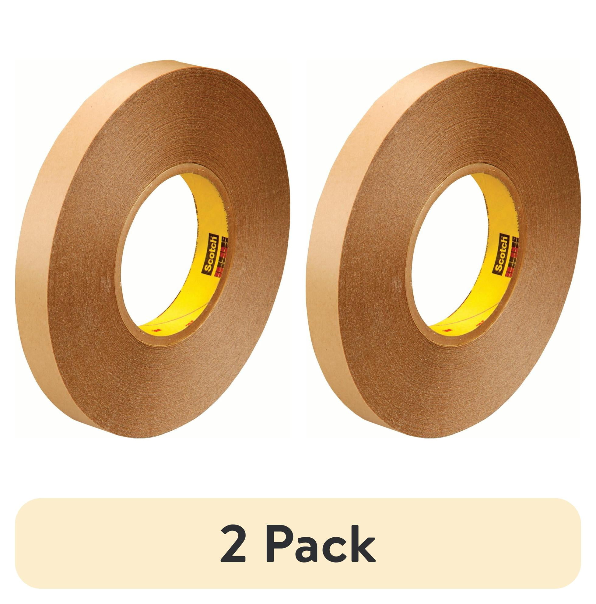 (2 pack) 3M™ 9425 Removable Double-Sided Tape, 3" Core, 0.5" x 216', Clear, Pack Of 2 - Walmart.com