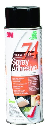 3M Foam Fast 74 Spray Adhesive, Multi-Purpose, Fast Drying, Upholstery ...