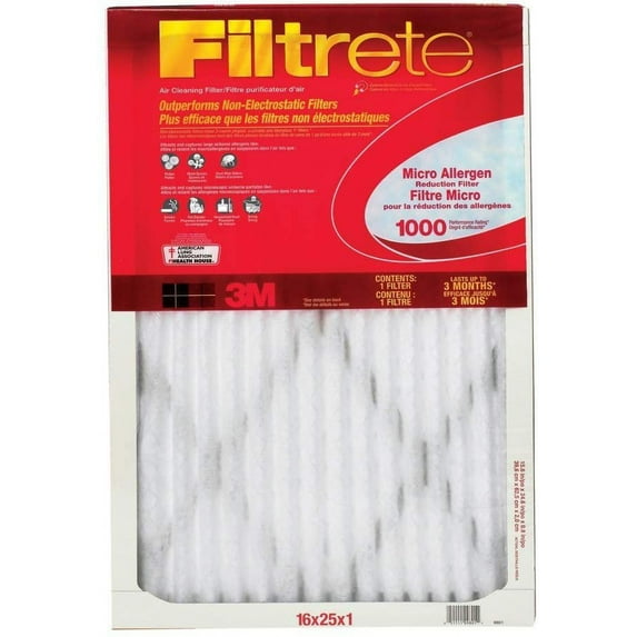 3M 9801DC-6 Allergen Defense Red Micro Or Micron Or Microfiber Air ...