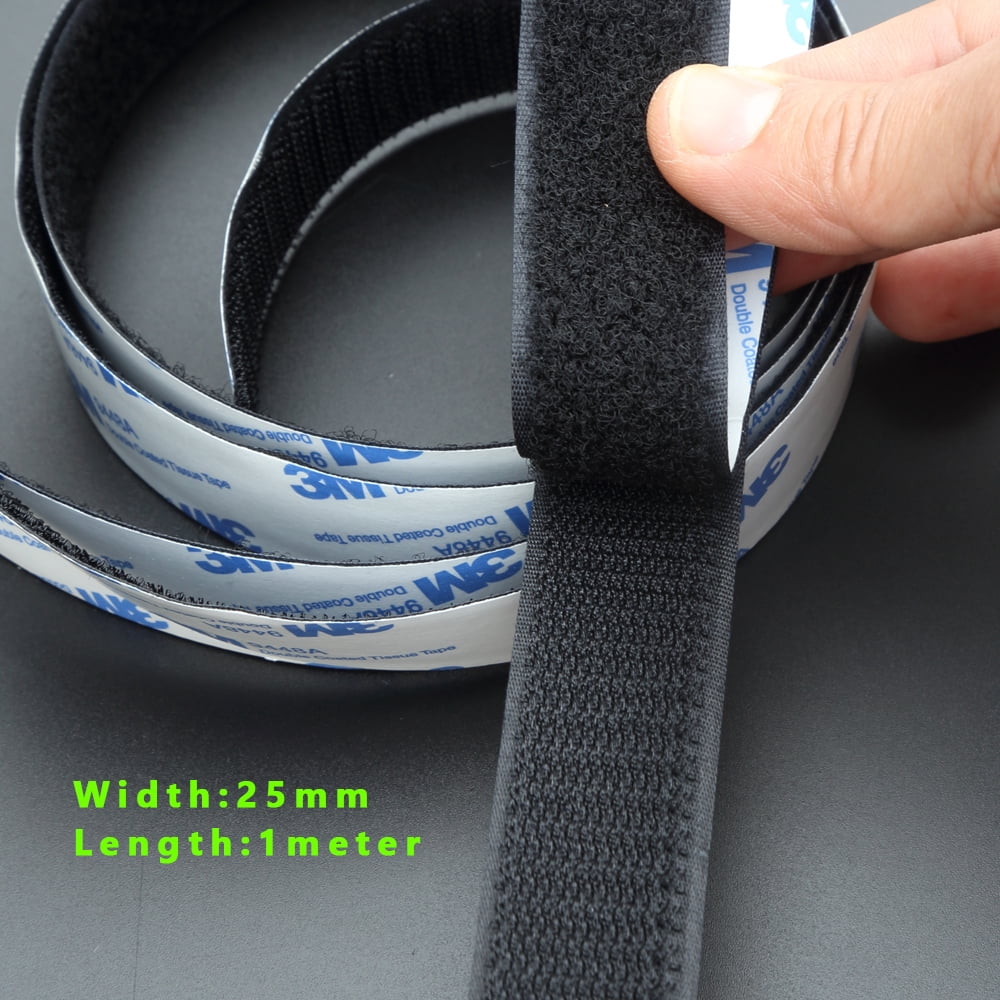 3M Adhesive Hook and Loop Tape 25mm x 1m - Walmart.com