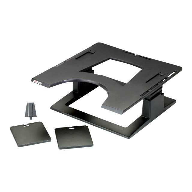 3M Adjustable Notebook Riser LX500 - Notebook platform - black ...
