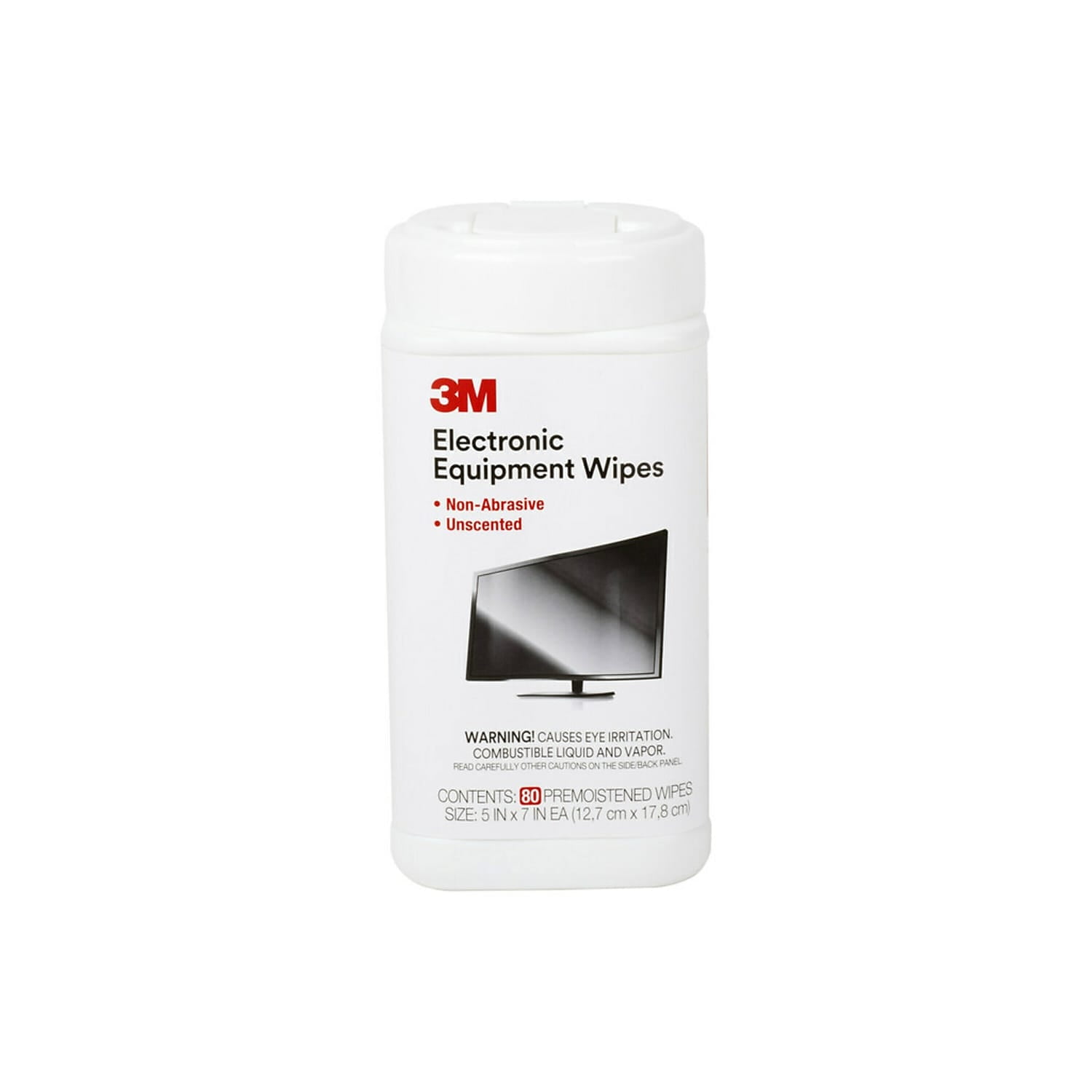 3M Electronic Equipment Cleaning Wipes Unscented Non-abrasive Safe For ...