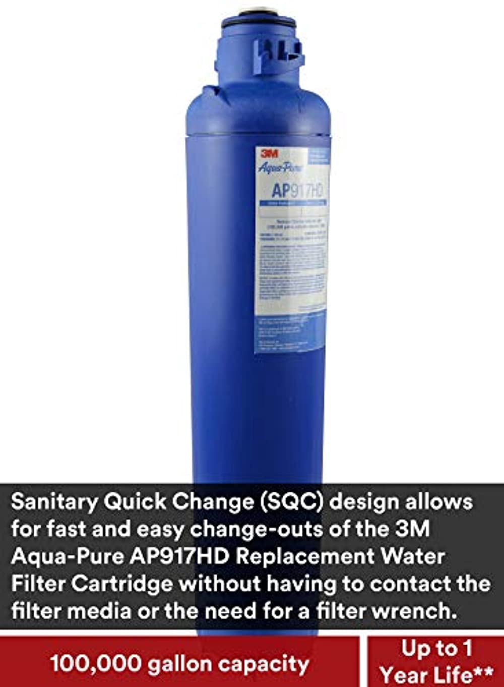 3M Aqua Pure Whole House Sanitary Quick Change Water Filter System ...