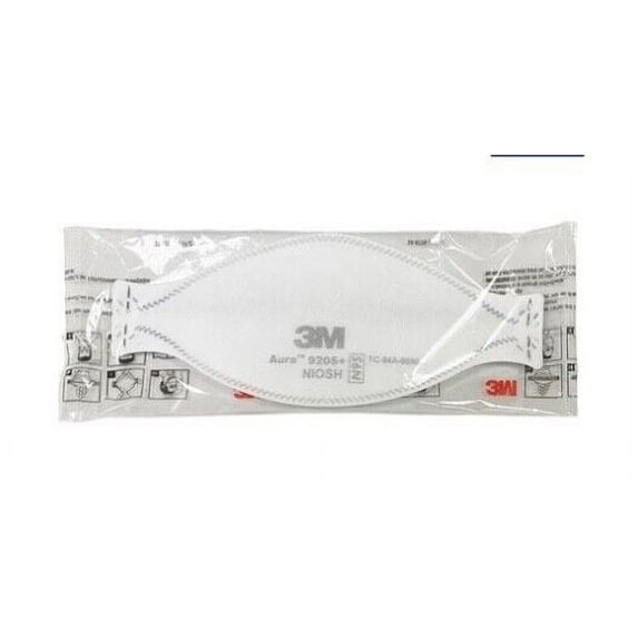 3M™ Aura 9205+ N95 NIOSH Protective Disposable Face Mask Particulate ...