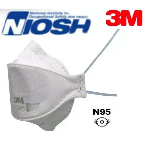 3M™ Aura 9205+ N95 Particulate Respirator Disposable Protective Mask ...