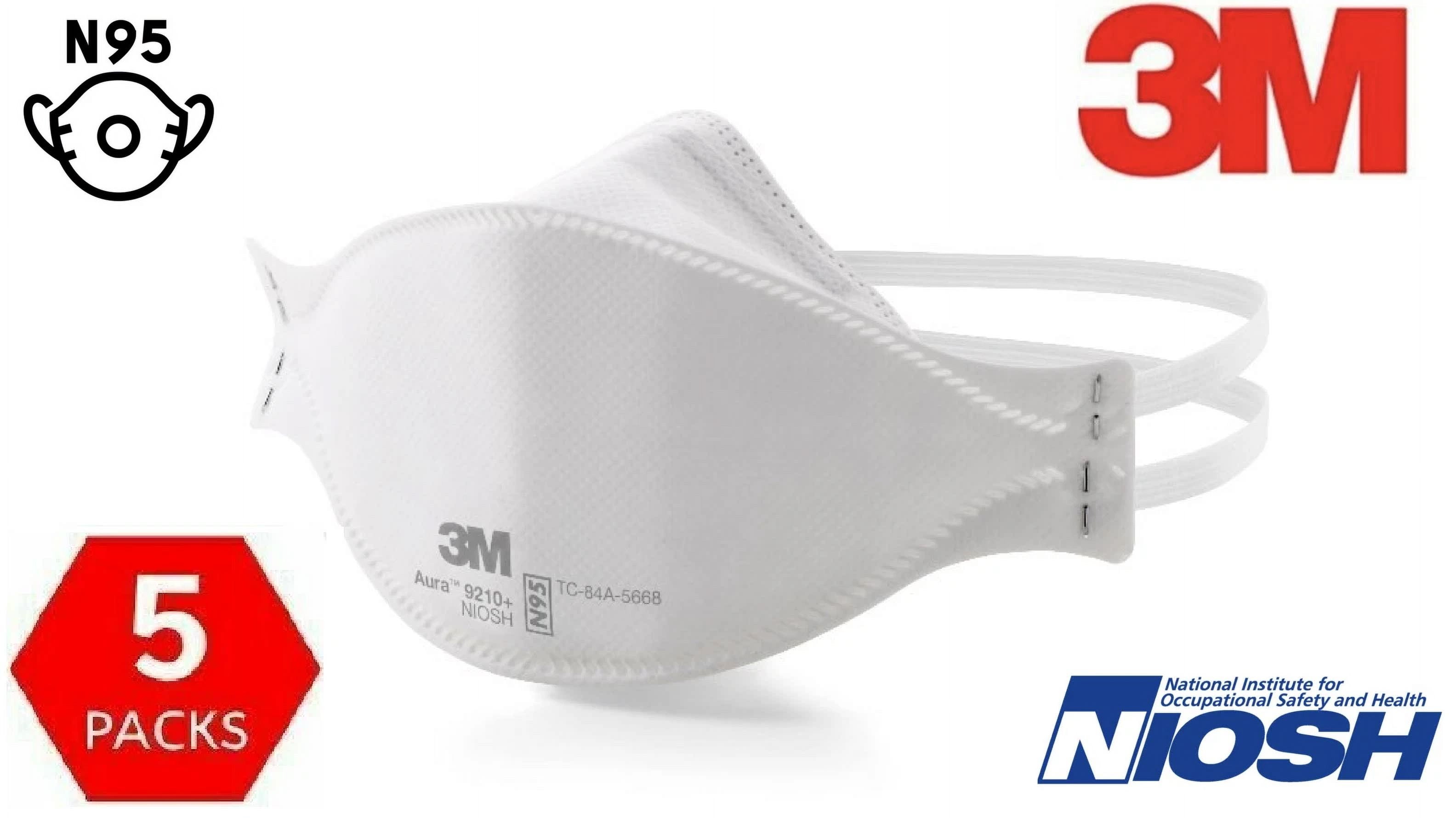 3M Aura 9210+ N95 Mask Particulate Respirator Disposable Protective 20 ...
