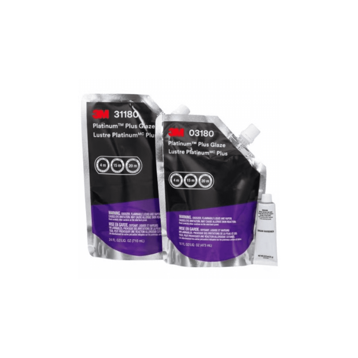 3M Automotive 31180 Platinum Plus Glaze, 31180, 30 fl oz, 6 per case ...