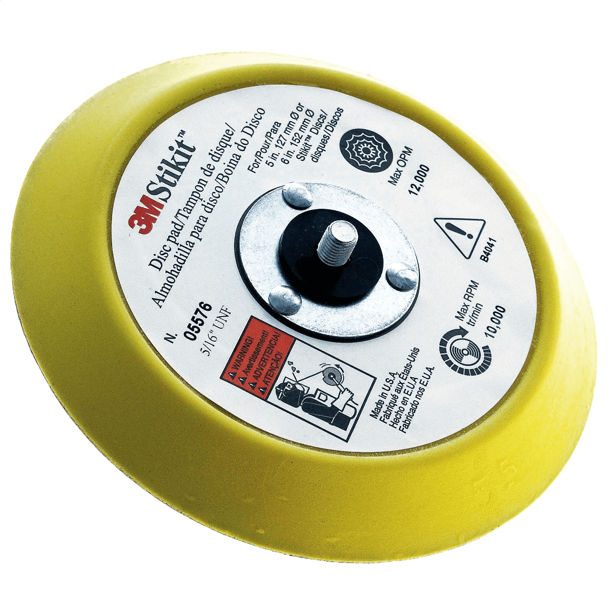 3M Automotive 5576 6" 3m Stikit Disc Pad - Walmart.com