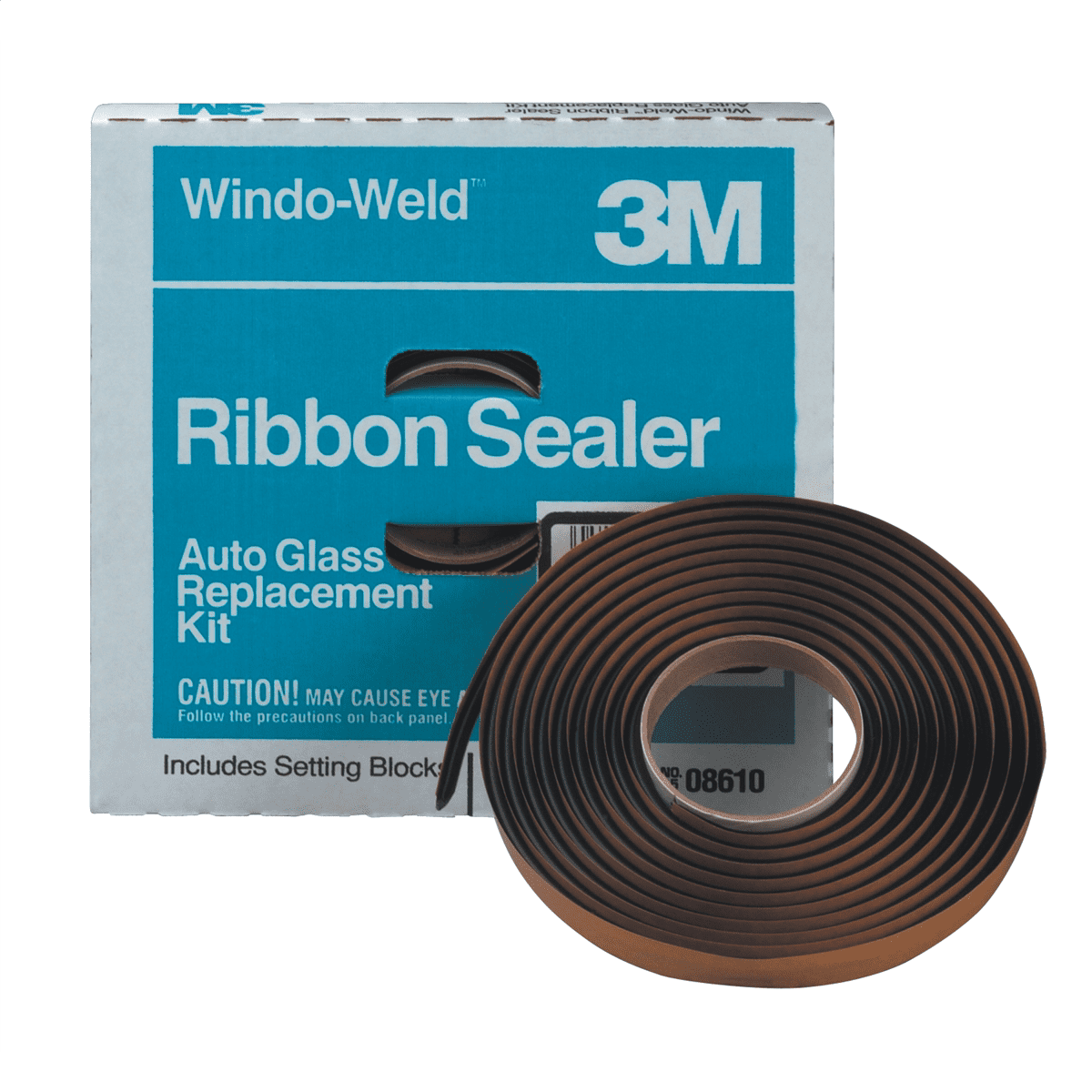 3M Automotive 8610 Window-Weld Round Ribbon Sealer, 1/4" x 15 ...