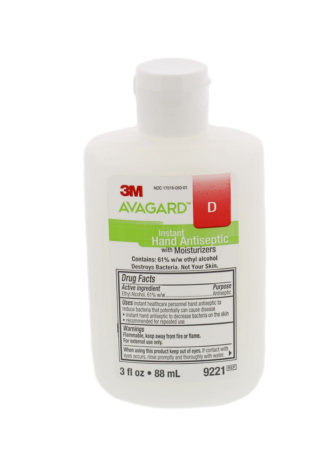 3M Avagard D Instant Hand Antiseptic with Moisturizer 3 oz. Walmart
