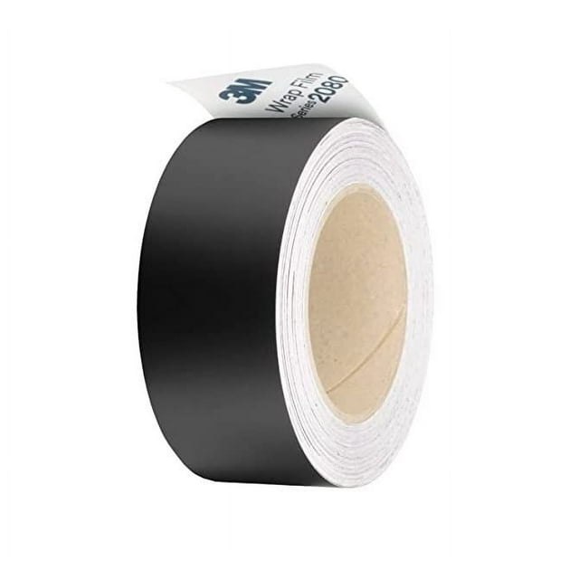3M Gloss Black Vinyl Wrap Film Series 2080 by Upromax, 2 Inches x 5 FT ...
