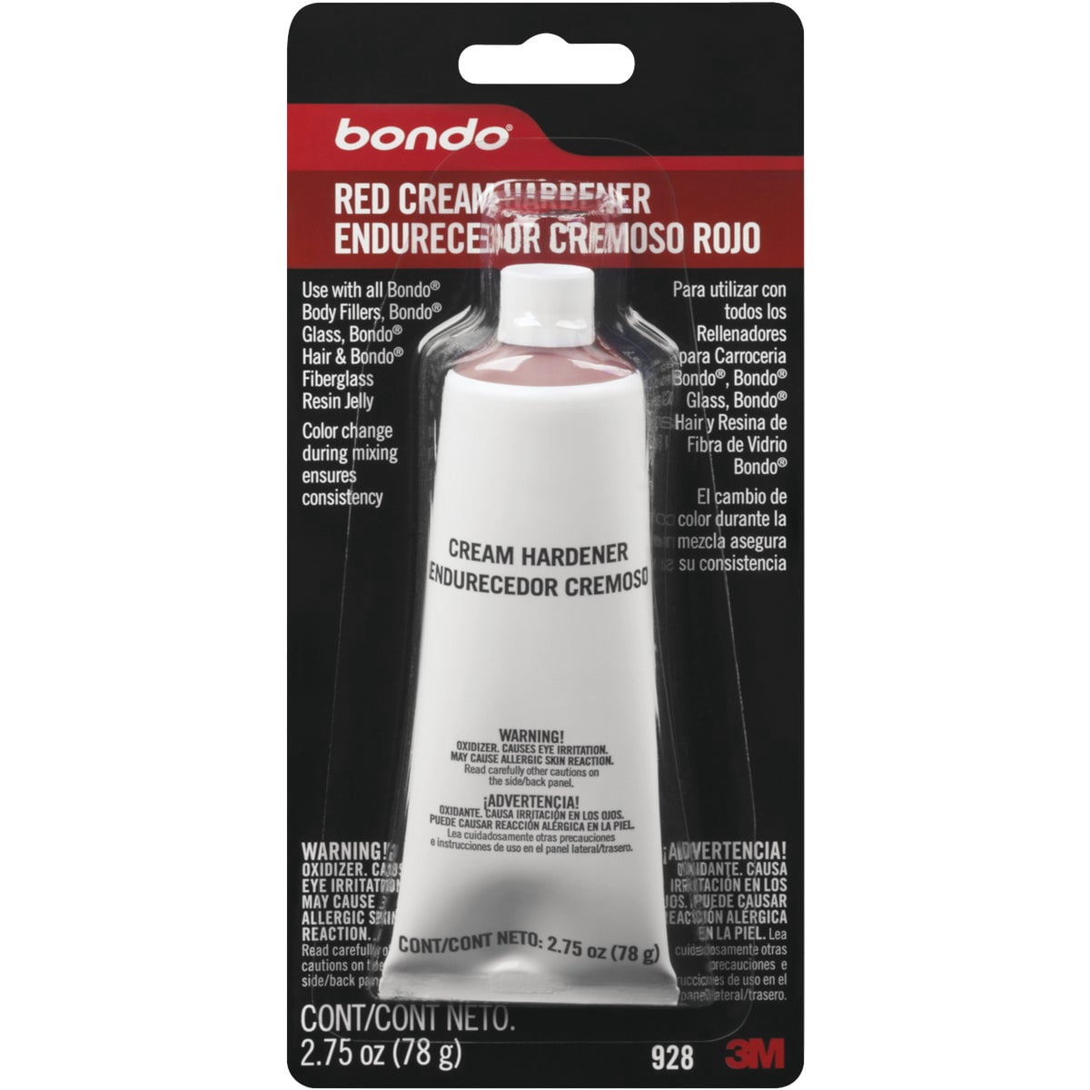 3M Bondo Blue Cream Body Filler Hardener - Pack of 4 - Walmart.com