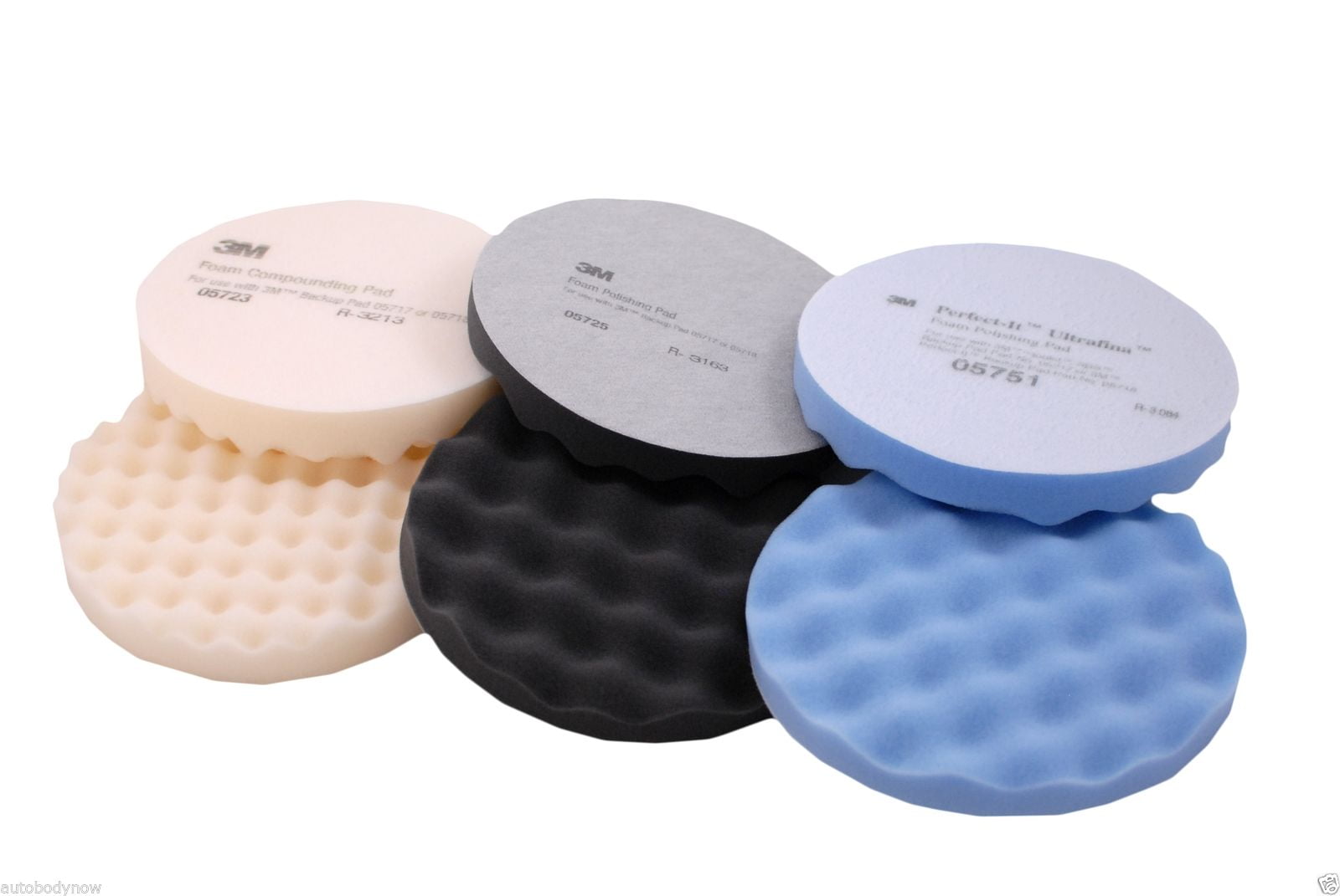 3M Car Detail Buffing Pad Kit 05723, 05725 & 05751 - Polisher Combo ...
