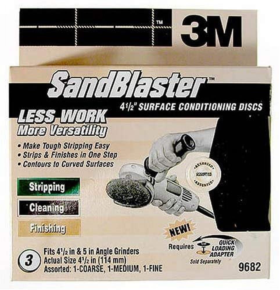 3M COMPANY 9682 3PK4.5"Clean&Strip Disc - Walmart.com