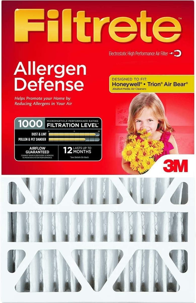 3M COMPANY NADP01-4IN-4 Ultra Allergen Filter, 1 Count Pack of 1 ...