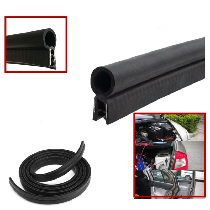 3M Car Door Black Rubber O U Channel Edge Edging Trim Seal Trunk Strip ...