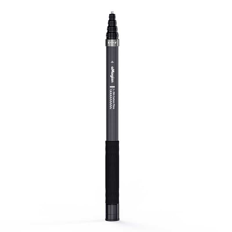 3M Carbon Fiber Extension Pole - Bigcan Long Telescopic Selfie Stick ...