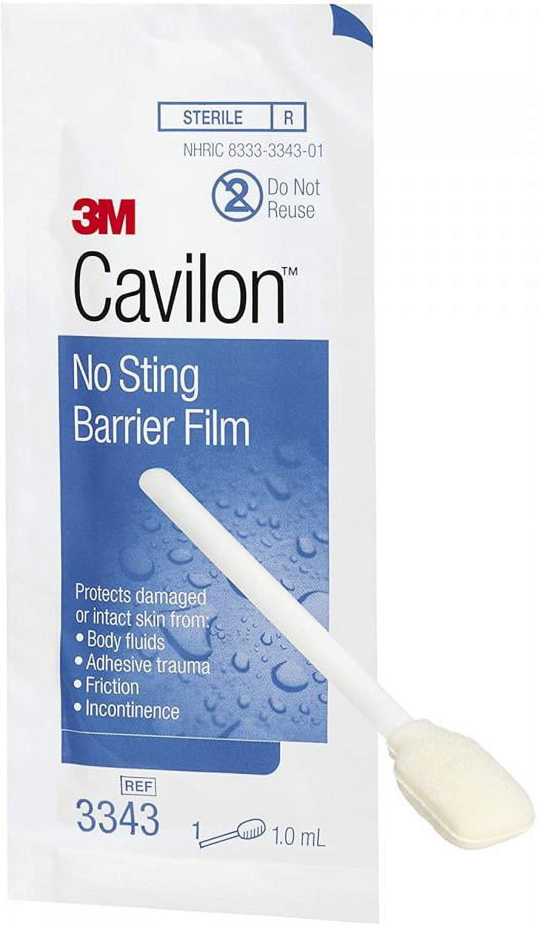 3M Cavilon No Sting Barrier Film, 26 to 62% Strength, Alcohol-free, 1 mL Packet, 25 Count ...