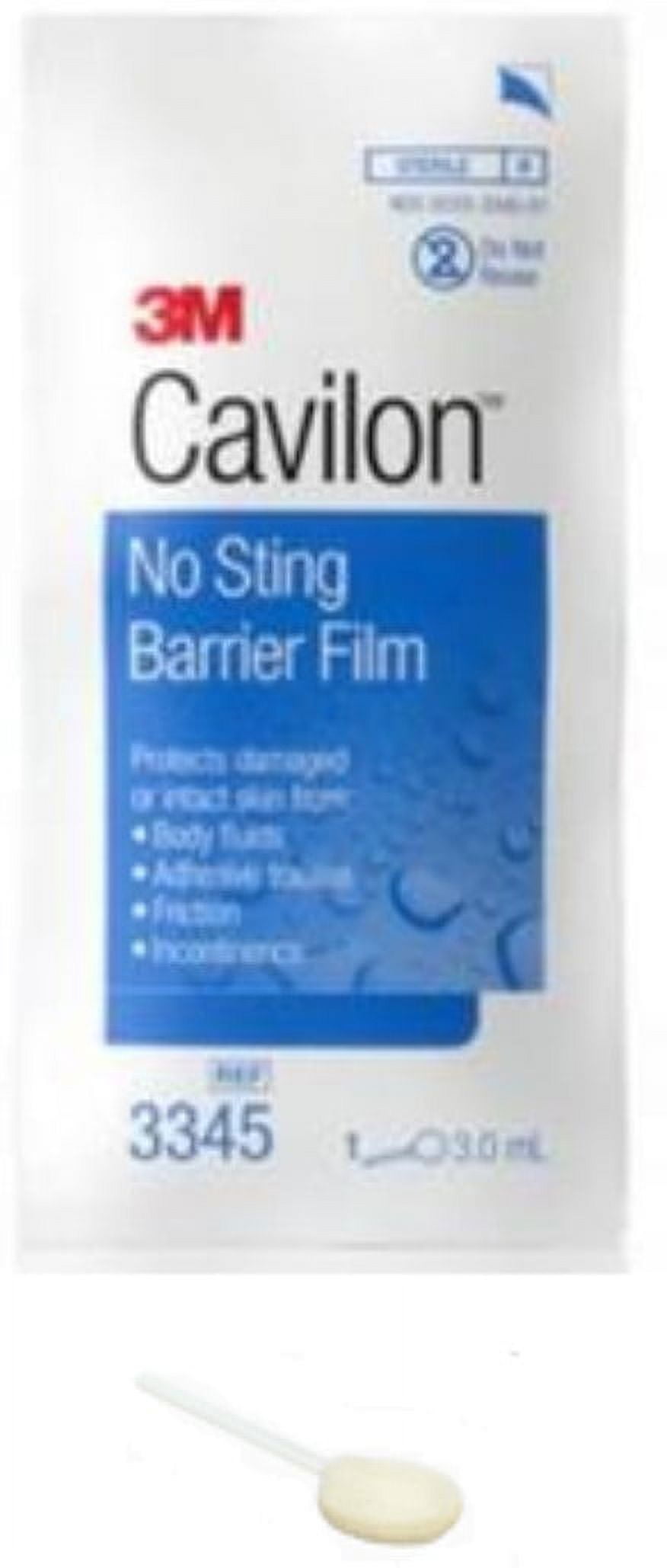 3M Cavilon No Sting Barrier Film 3345, 25 Applicators HSA/FSA Eligible ...