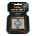 3M Clear Scotch-Mount Double-Sided Mounting Tape: 1 in. x 1 in. (Clear ...
