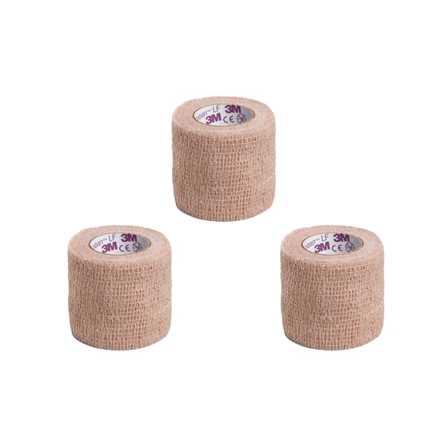 3M Medical Stretch Coban LF Cohesive Bandage, 2 Inch X 5 Yard, Self ...