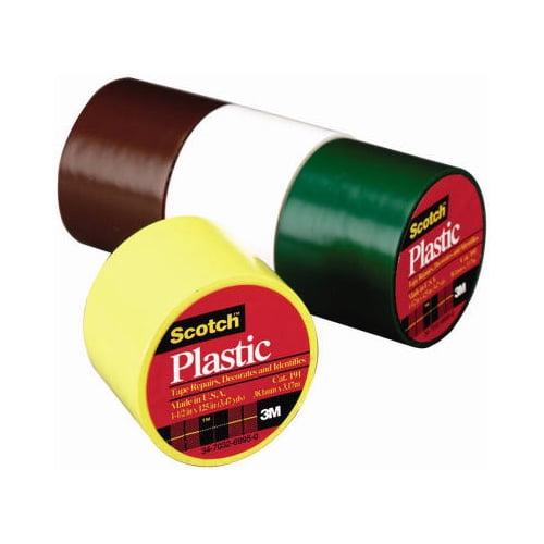 3M COMPANY 191WHT 1-1/2x125 White Plastic Tape - Walmart.com