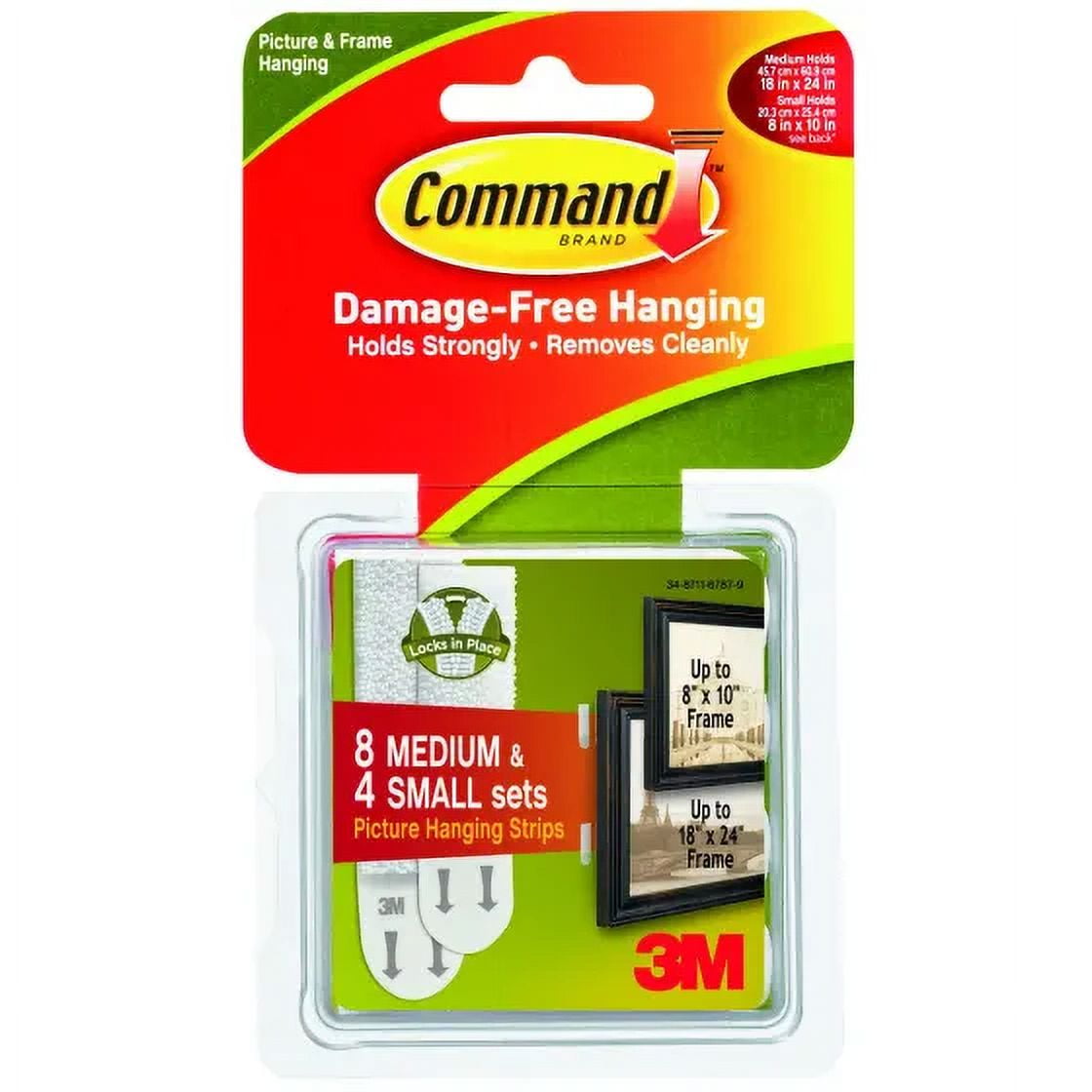 3M Command Picture Hanging Strips, Small and Medium, 12 Piece - Walmart.com