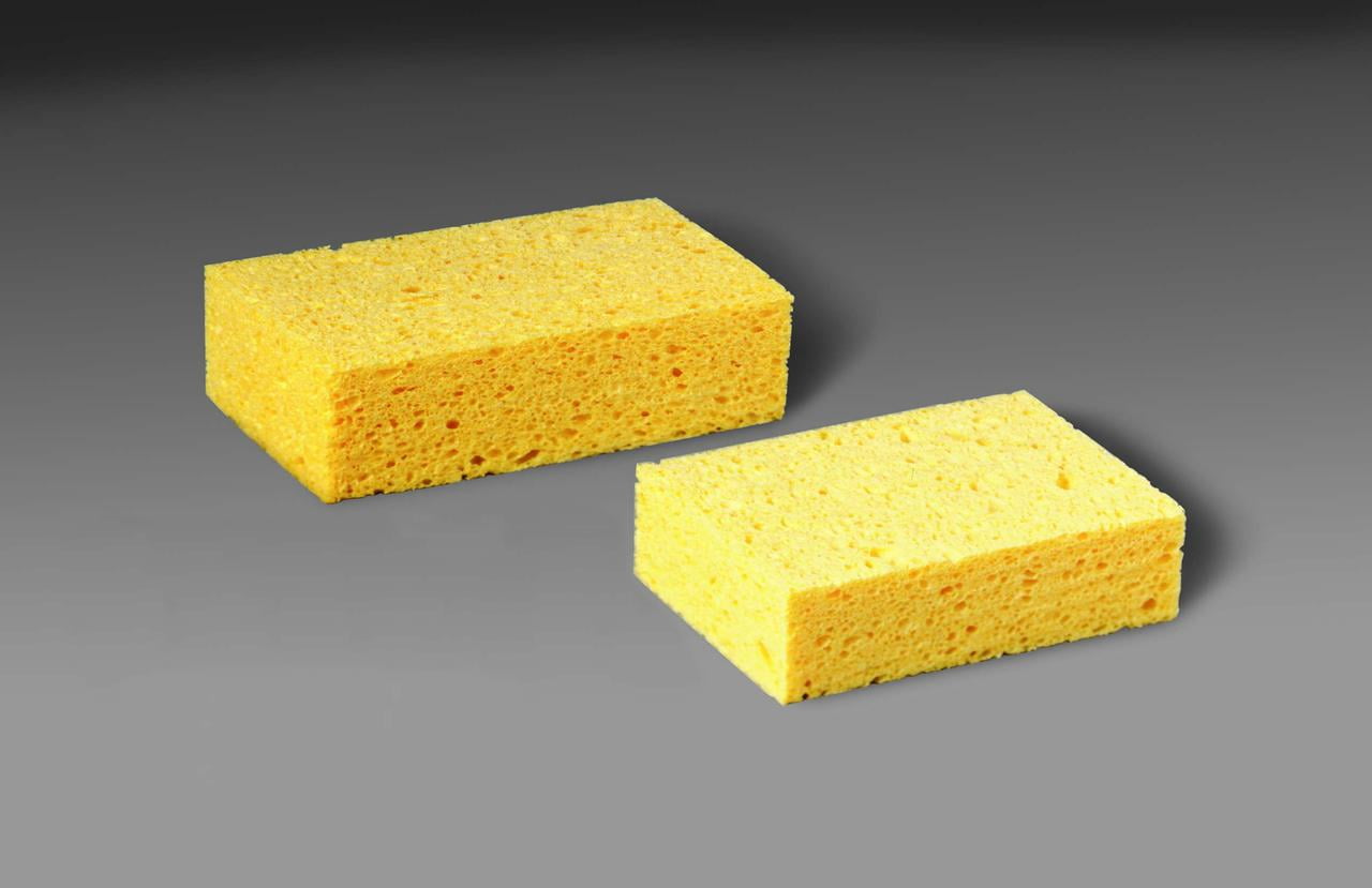 3M Commercial Size Sponge 7456-T, 7.5 in x 4.375 in x 2.06 in, 24/case ...