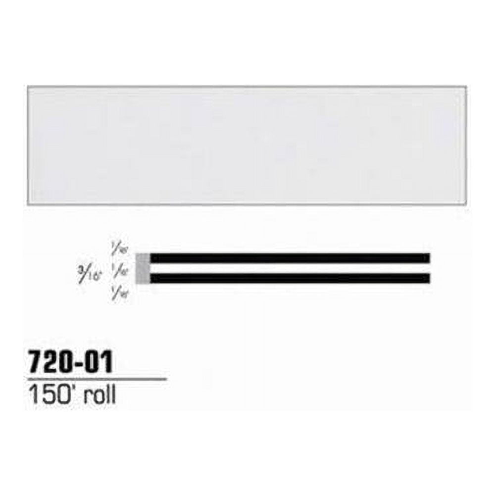 Scotchcal 72001 720 Series High Performance Double Striping Tape, 150 ...