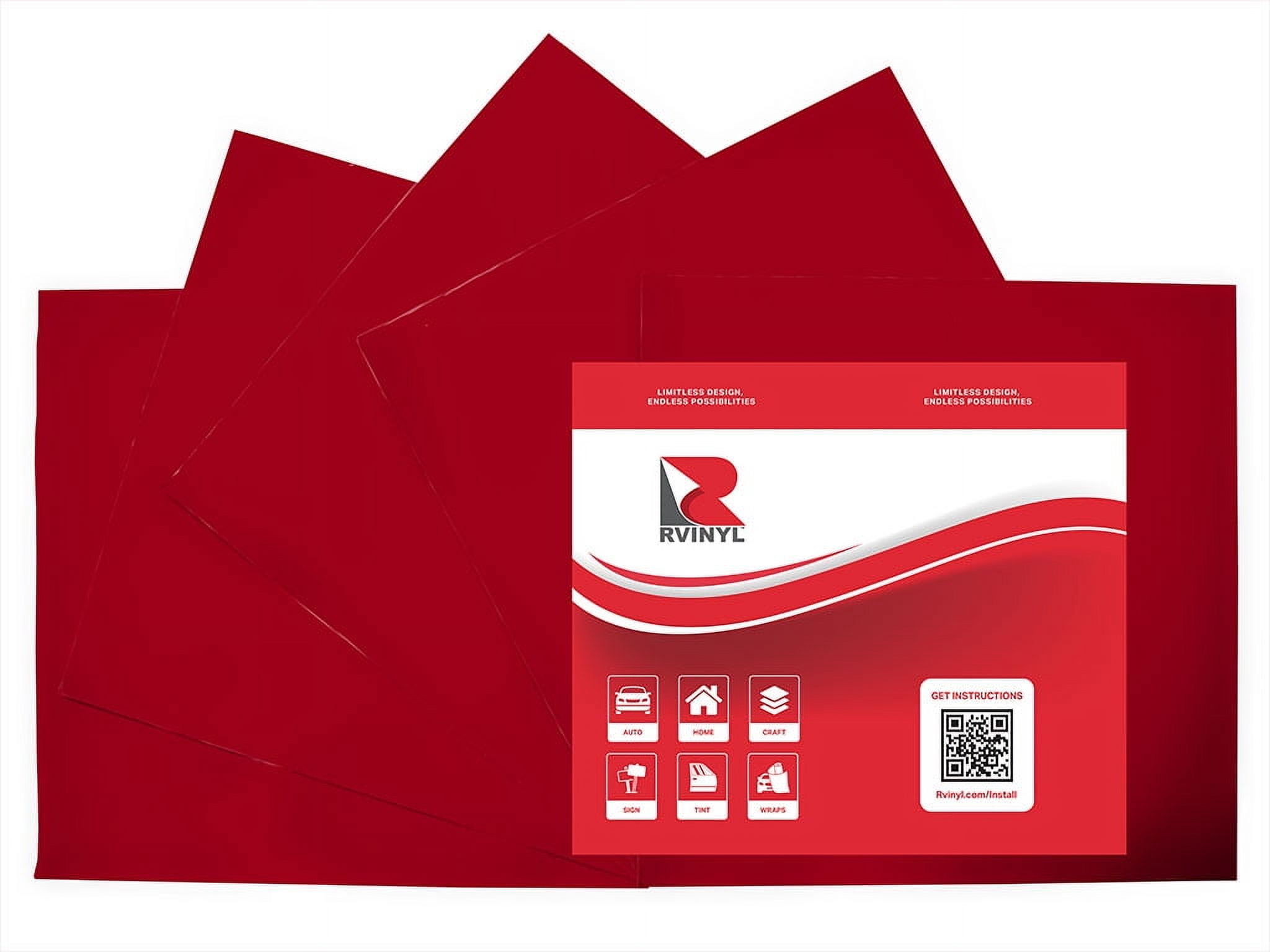 3M Craft Vinyl Film 180mC Cardinal Red 53 Weather Resistant High Gloss ...