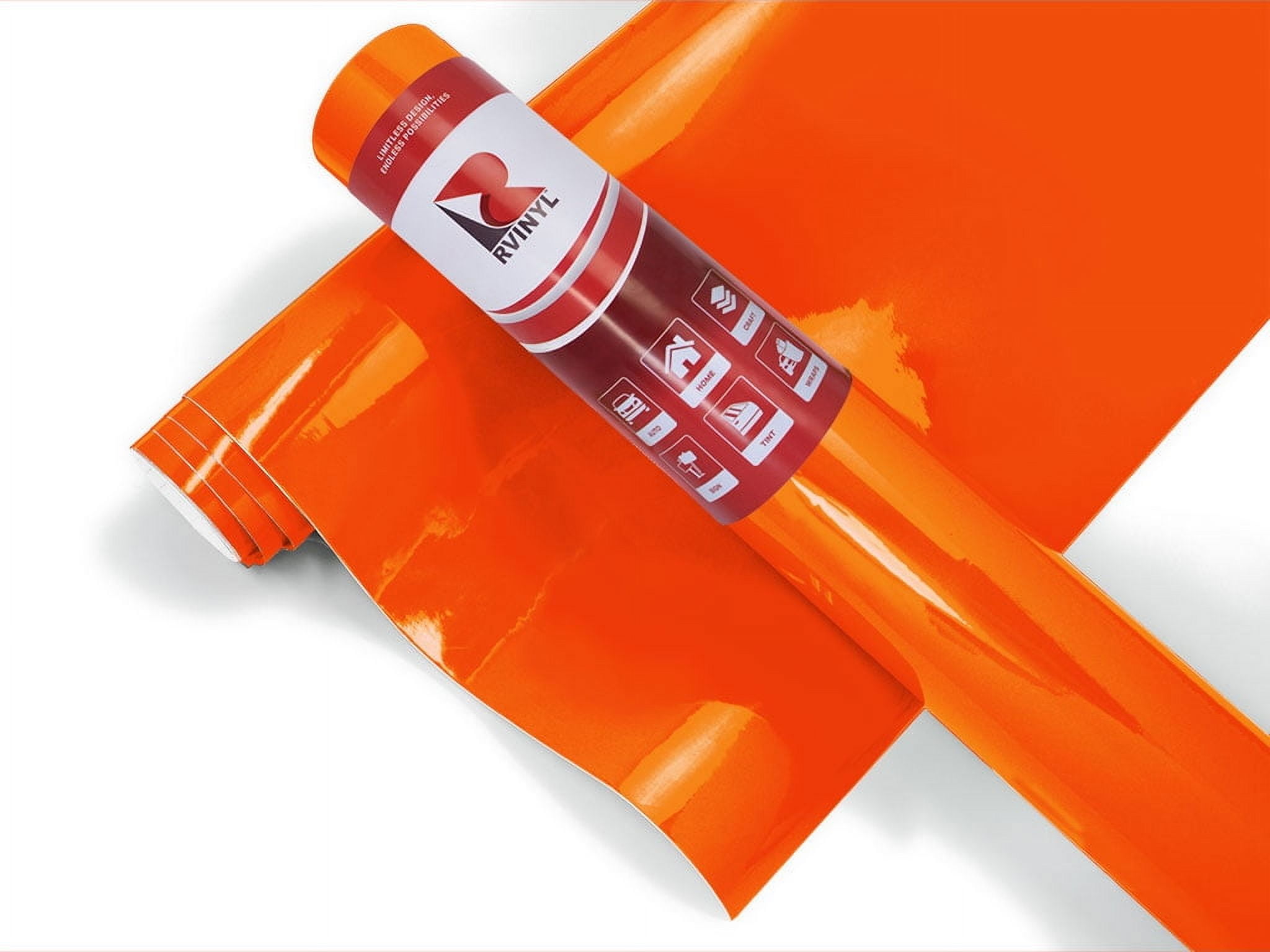 3M Craft Vinyl Roll Scotchcal 50 Bright Orange 34 Weather Resistant ...