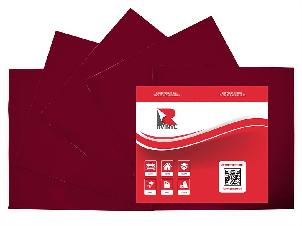 3M Craft Vinyl Sheet Roll Scotchcal 50 Burgundy 49 High Gloss Finish ...