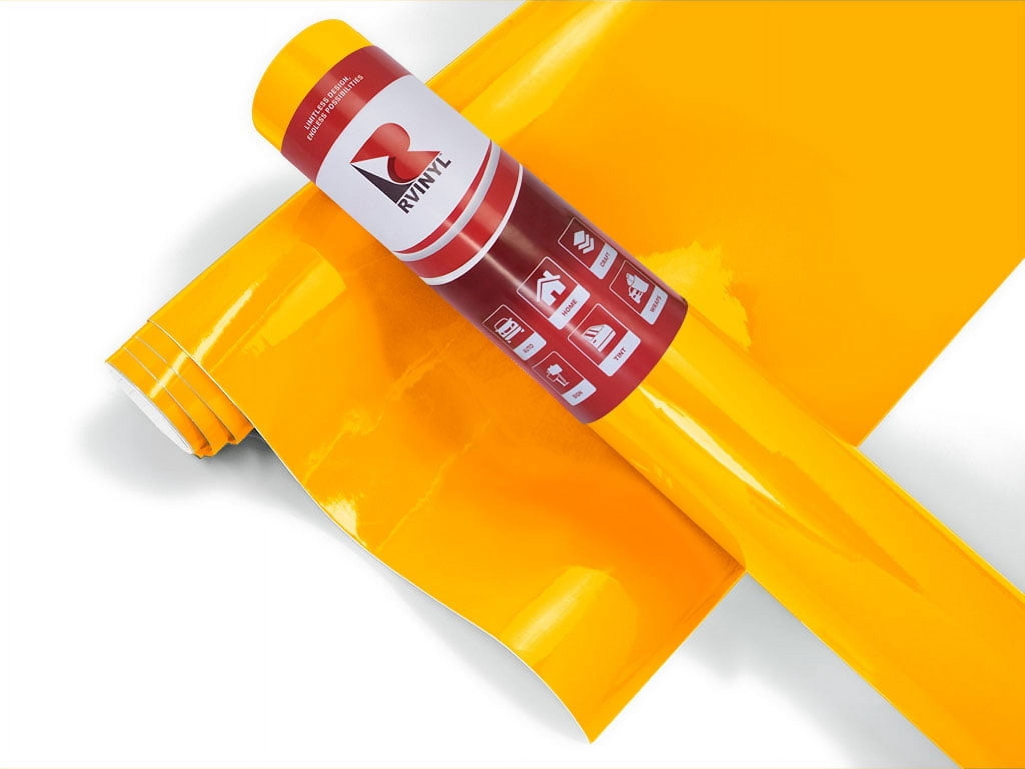 3M Craft Vinyl Sheet Roll Scotchcal 50 Sunflower Yellow 27 High Gloss ...