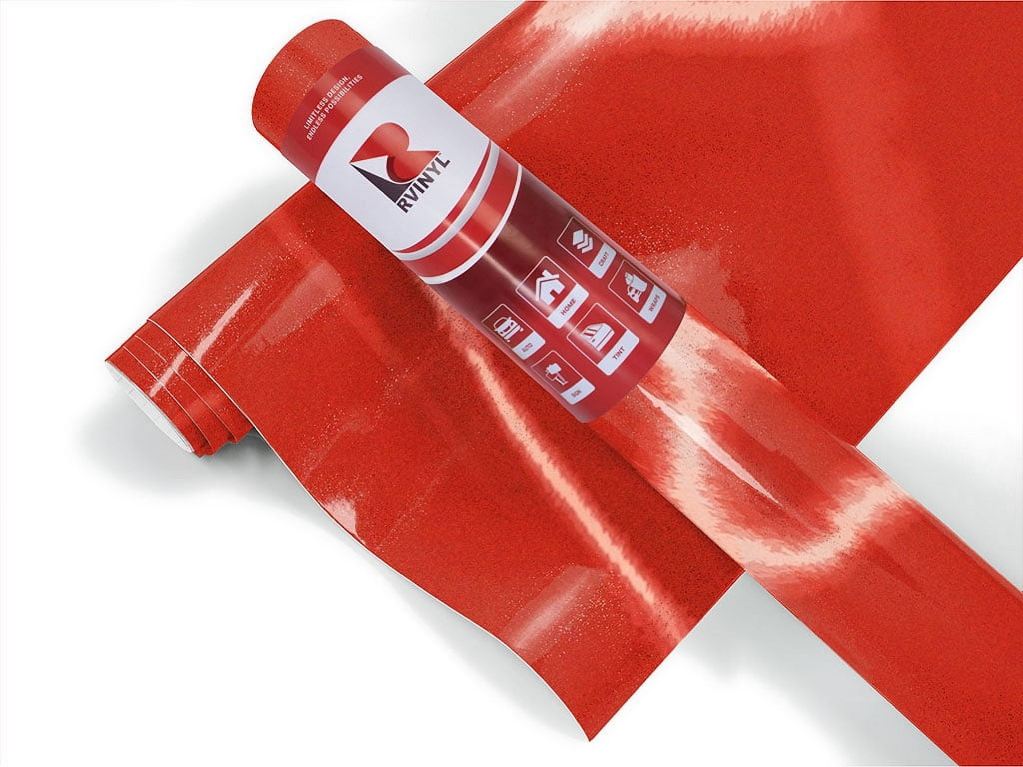 3M Craft Vinyl Wrap Roll Scotchlite 5100 Red Reflective 72 Removable ...