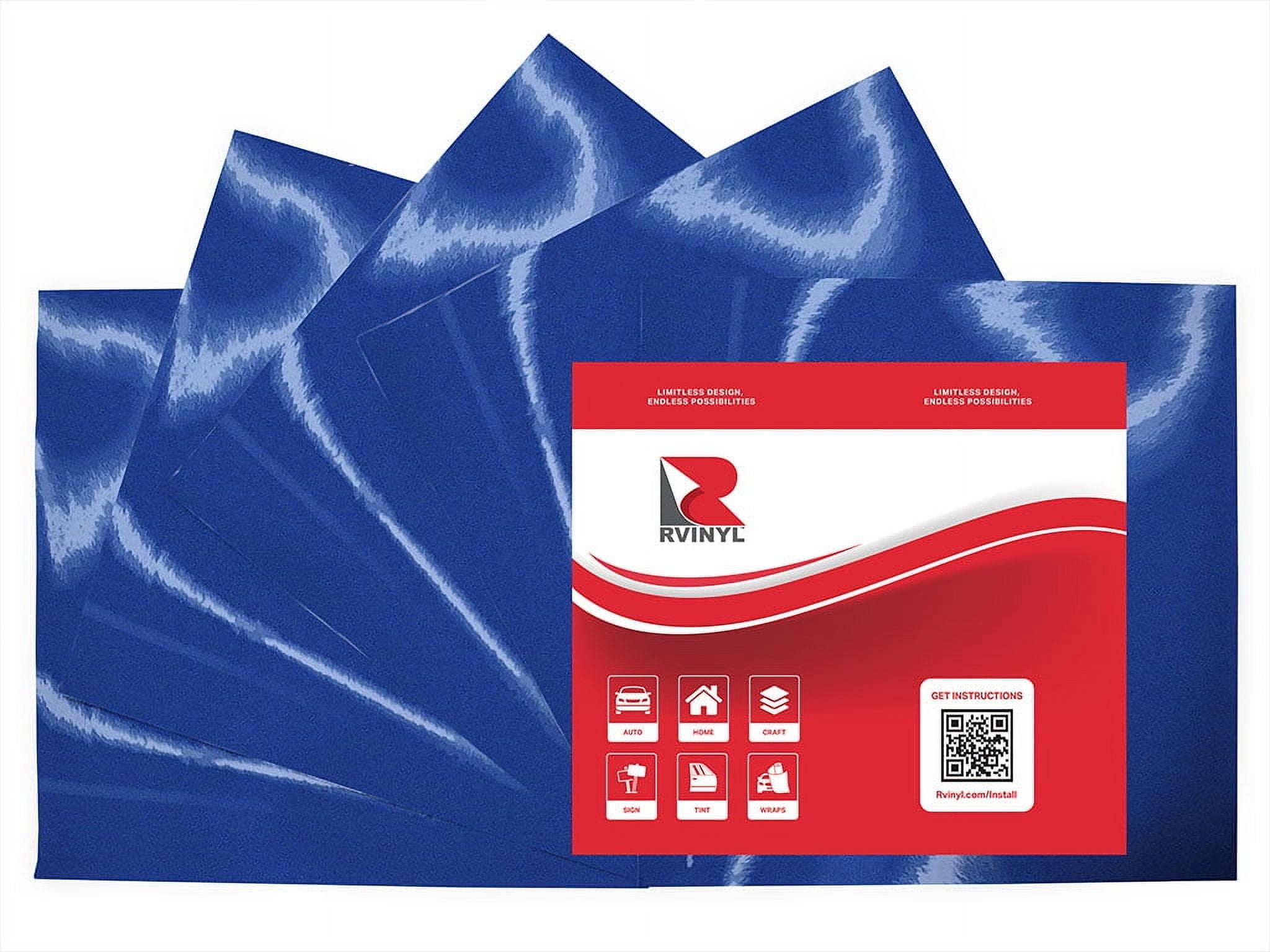 3M Craft Vinyl Wrap Sheet Roll Scotchlite 5100 Blue Reflective 75 - 5 ...