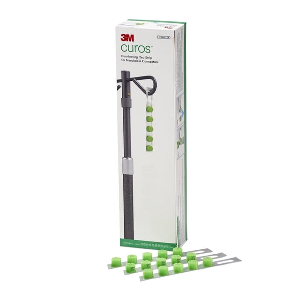 IV Port Disinfecting Caps 3M Curos Disinfecting Caps - 50 Count For IV ...
